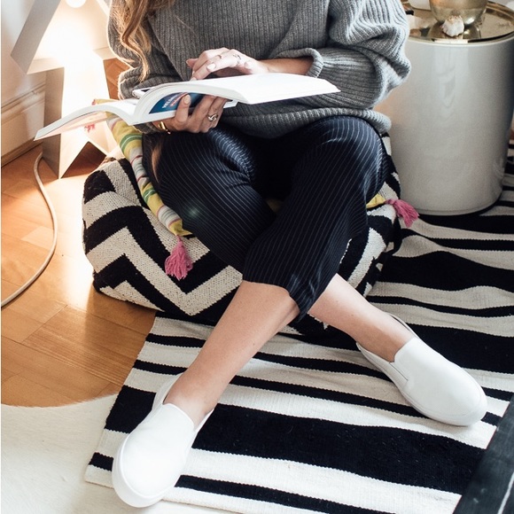 Lacoste | Shoes | New Lacoste Lacoste White Slip Ons Flats Sneakers ...